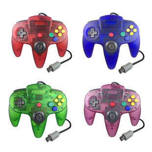 任天堂N64游戏手柄N64有线手柄 现货供应 n64手柄 透明多色可选-阿里巴巴