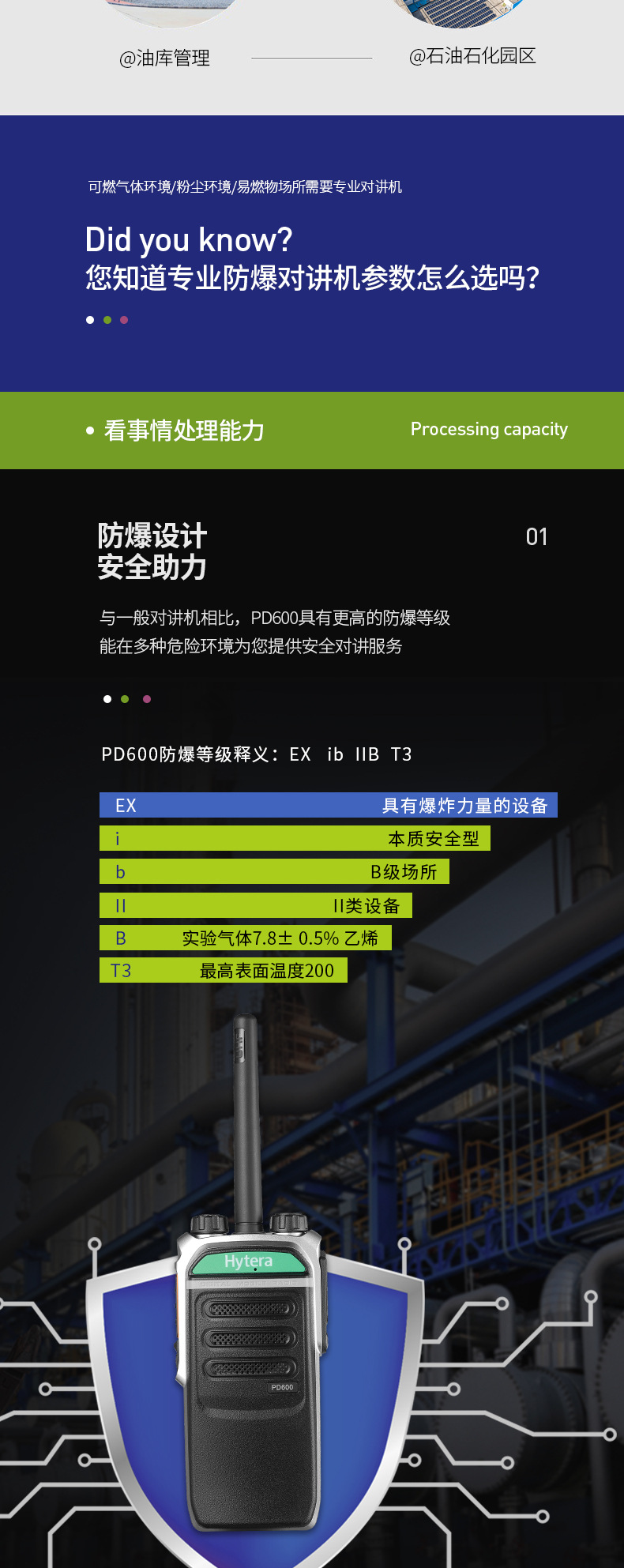 海能达（Hytera）PD600EX防爆对讲机专业数字无线电PD608-阿里巴巴