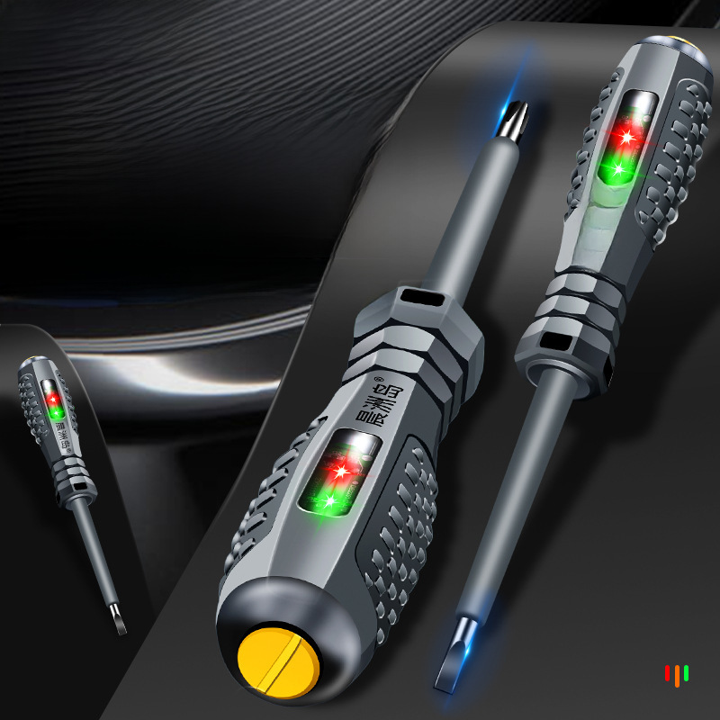 Chenzhou Island color light electroprobe cross screwdriver dual-use ...
