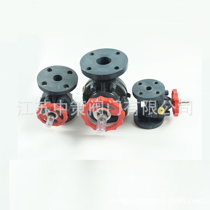 G41F-6S手动FRPP塑料闸阀 UPVC PVC隔膜阀石油化工塑料法兰隔膜阀-阿里巴巴