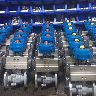 气动O型活塞式切断球阀ZSHO-16K 调节球阀,衬氟Q641F-16-阿里巴巴