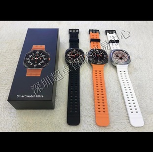 HD W7 Ultra新款智能手表蓝牙通话语音助手天气音乐心率血压运动-阿里巴巴