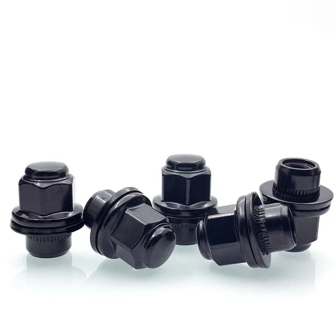 适用丰田凯美瑞卡罗拉轮毂改装平口螺帽轮胎螺母螺丝杆9094201077-阿里巴巴