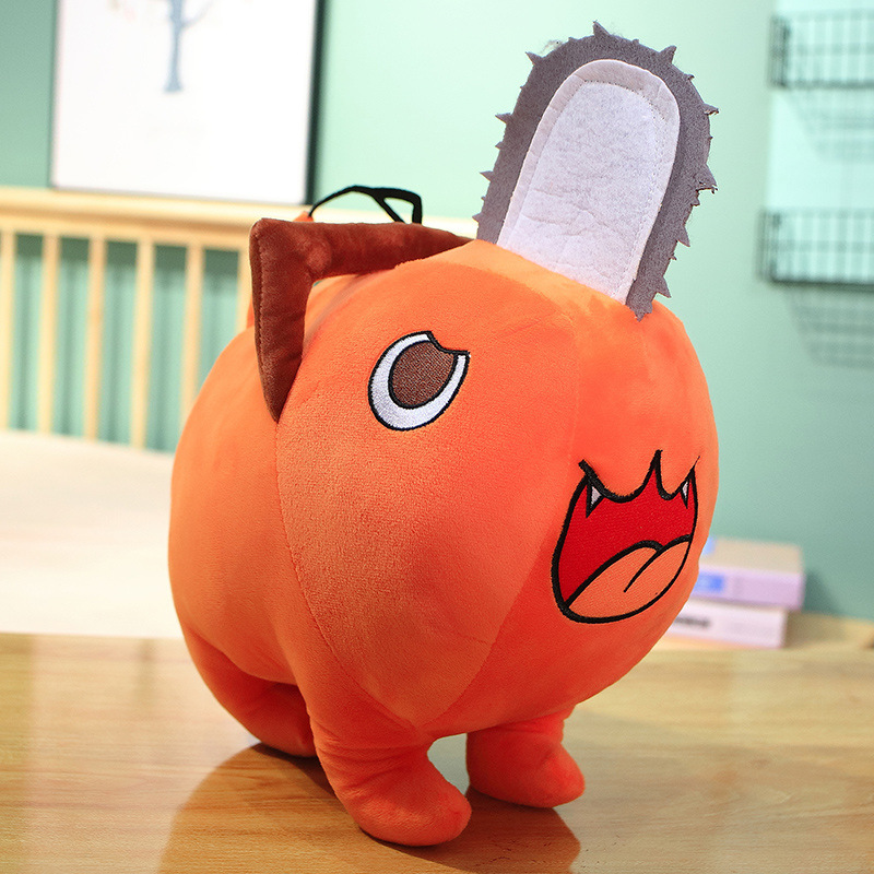 亚马逊爆款恶魔电锯人波奇塔公仔毛绒玩具布娃娃玩偶电锯狗狗抱枕-阿里巴巴