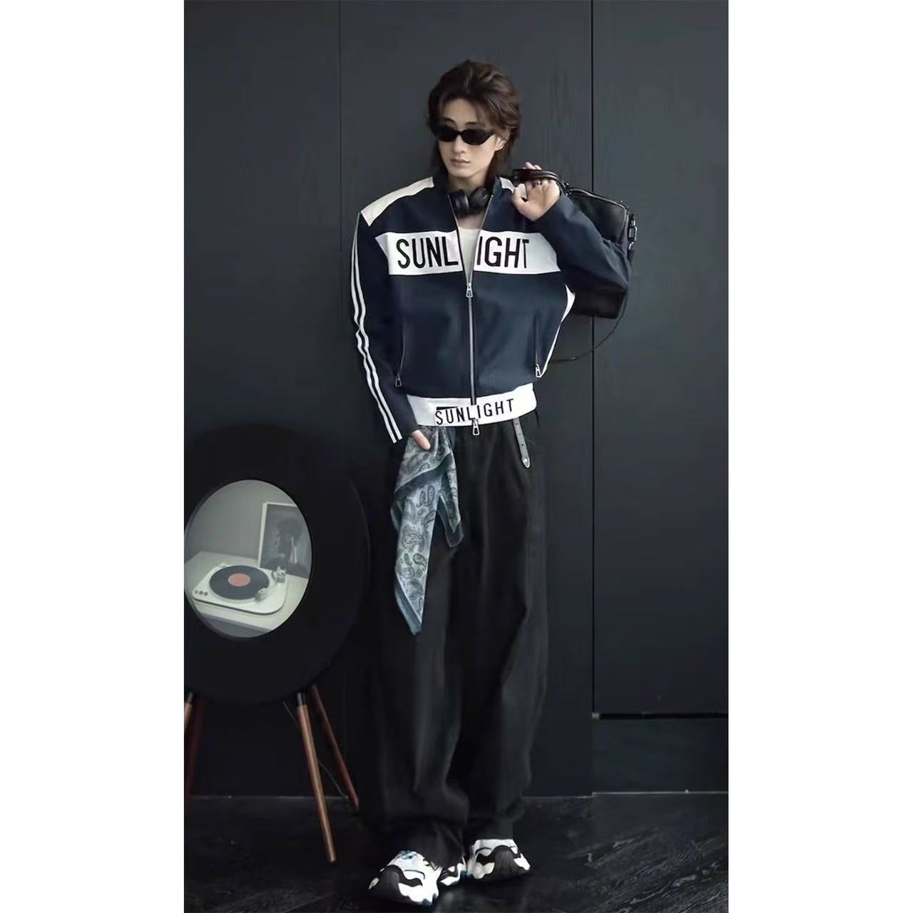 男士痞帅复古小众潮流时尚运动户外嘻哈风格个性韩版洋气夹克外套 阿里巴巴 7169