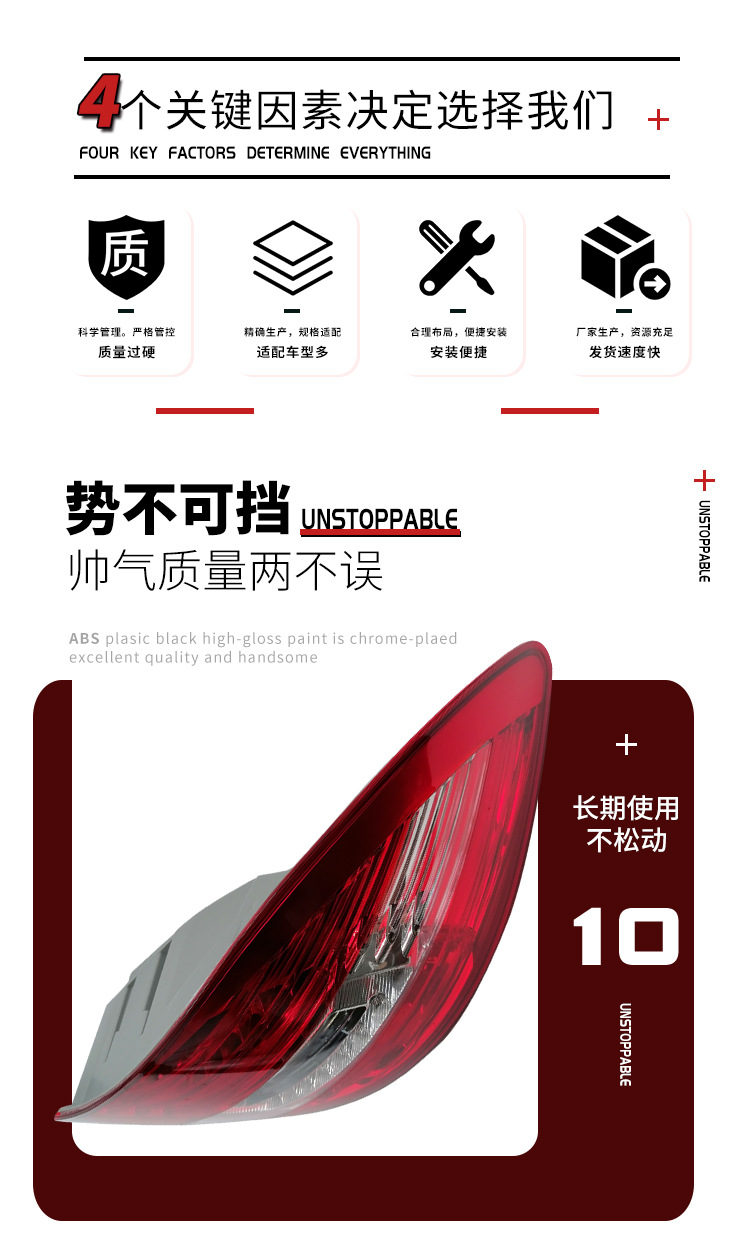 适用于奔驰R级W251后尾灯05-13年新款刹车灯转向灯2518201964-阿里巴巴