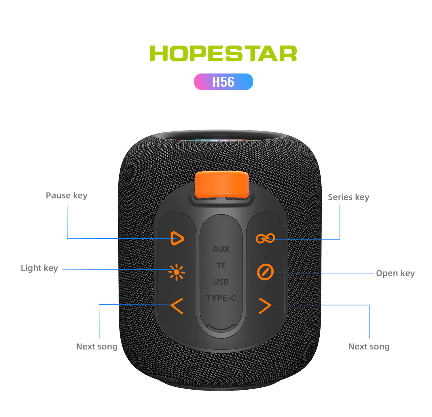 HOPESTAR-H56厂家直销2023新款创意礼品蓝牙音箱内存插卡USB户外-阿里巴巴
