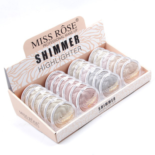 MISS ROSE欧美跨境单色高光眼影24个装评价学生微光珠光透明眼影-阿里巴巴