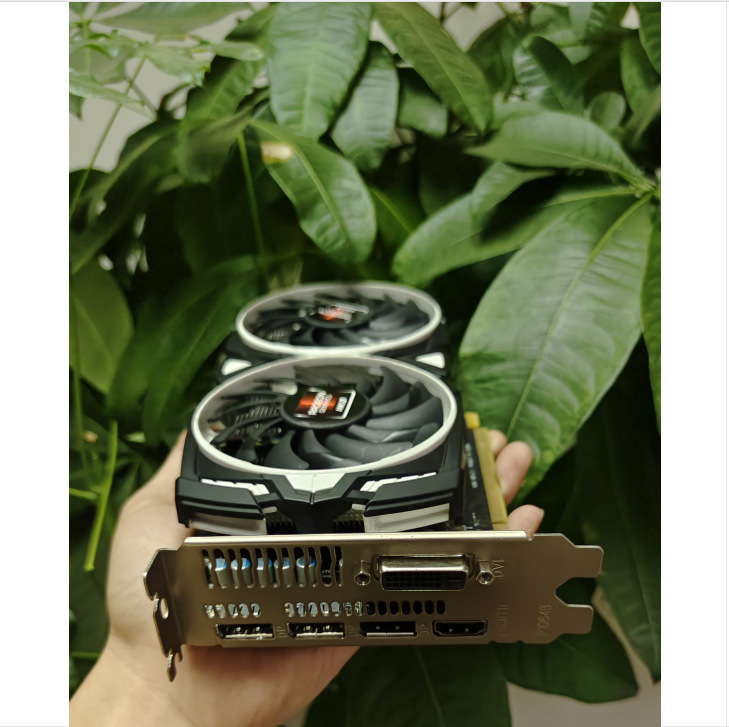 原装AMDRX5804G 9成新台式电脑吃鸡游戏独立显卡CF LOL DNF G AT5-阿里巴巴