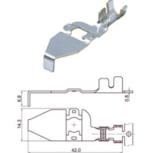 LX-T60125S 连接器端子DJ471A-ZL6S带钩-阿里巴巴