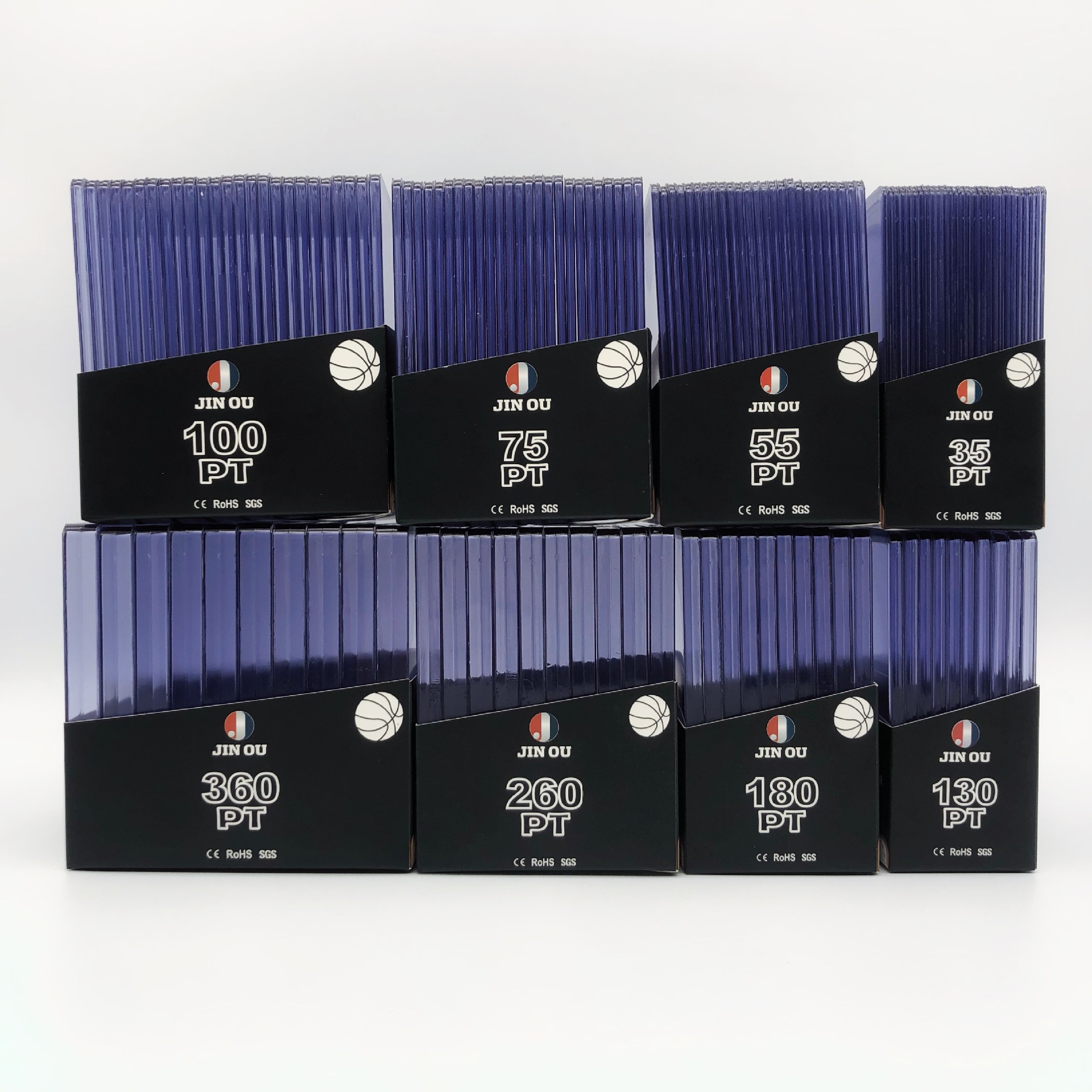 35pt-360pt高清透明硬卡套无刮痕卡夹PVC硬胶套收藏卡保护套-阿里巴巴