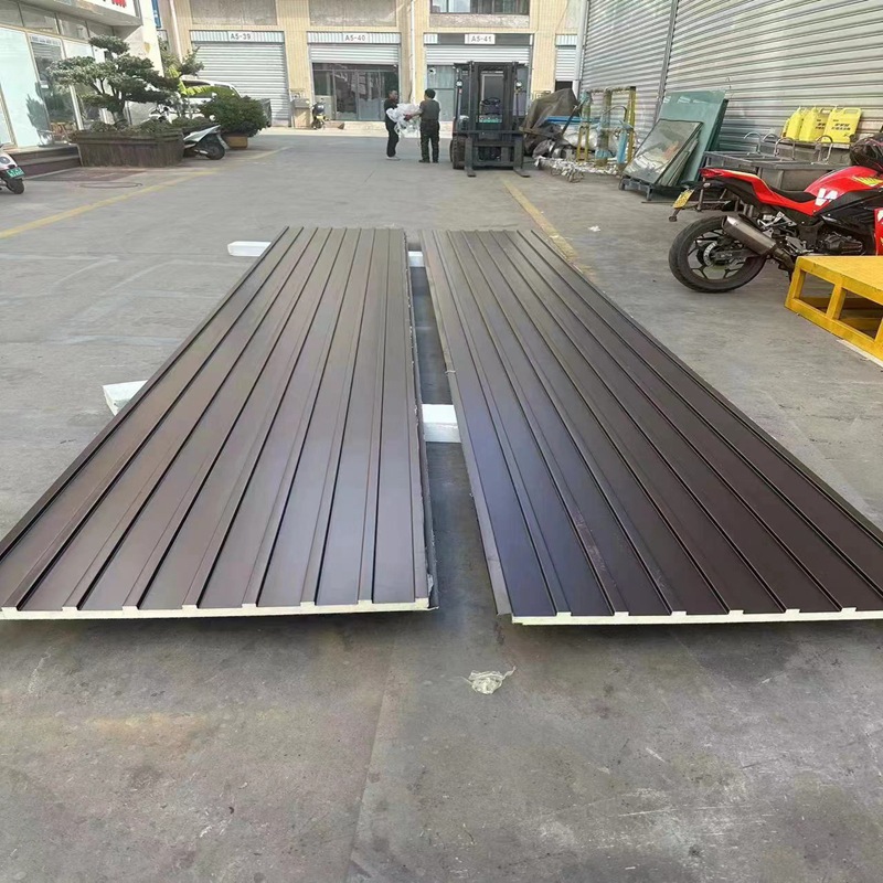 厂房屋面长城铝瓦聚氨酯填充隔热铝瓦双层铝合金复合板950长城瓦-阿里巴巴