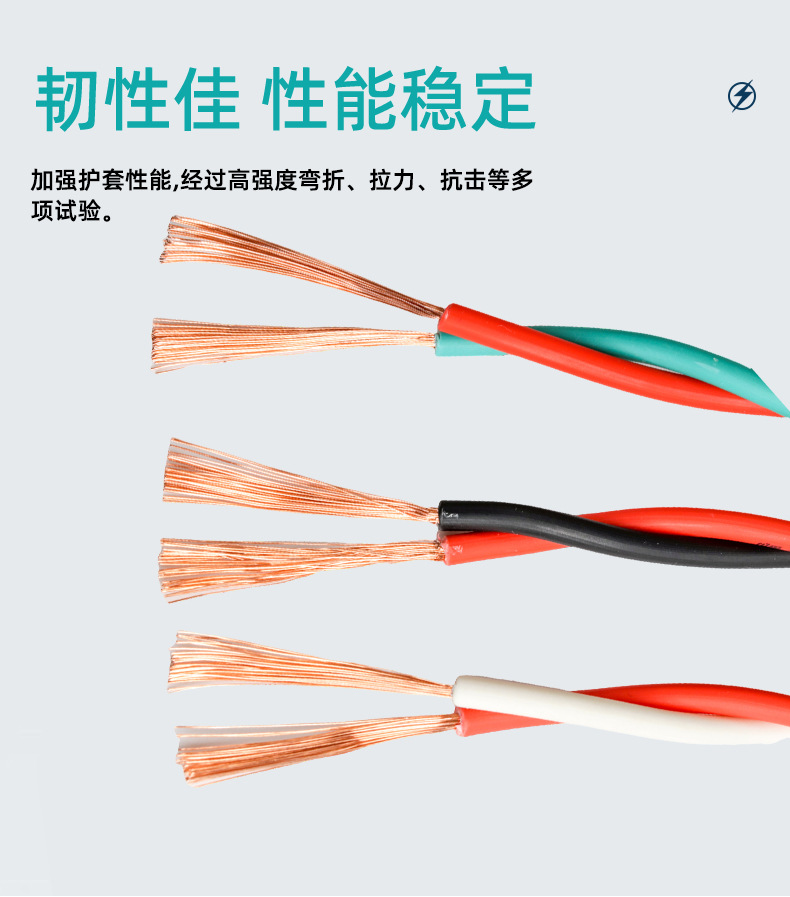 国标WDZN-RYS 1.5平方低烟无卤带耐火消防双绞花线铜芯工程布电线-阿里巴巴