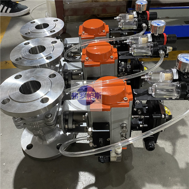 气动不锈钢法兰球阀 Q641F-16P DN40高温高压防爆调节O型切断-阿里巴巴
