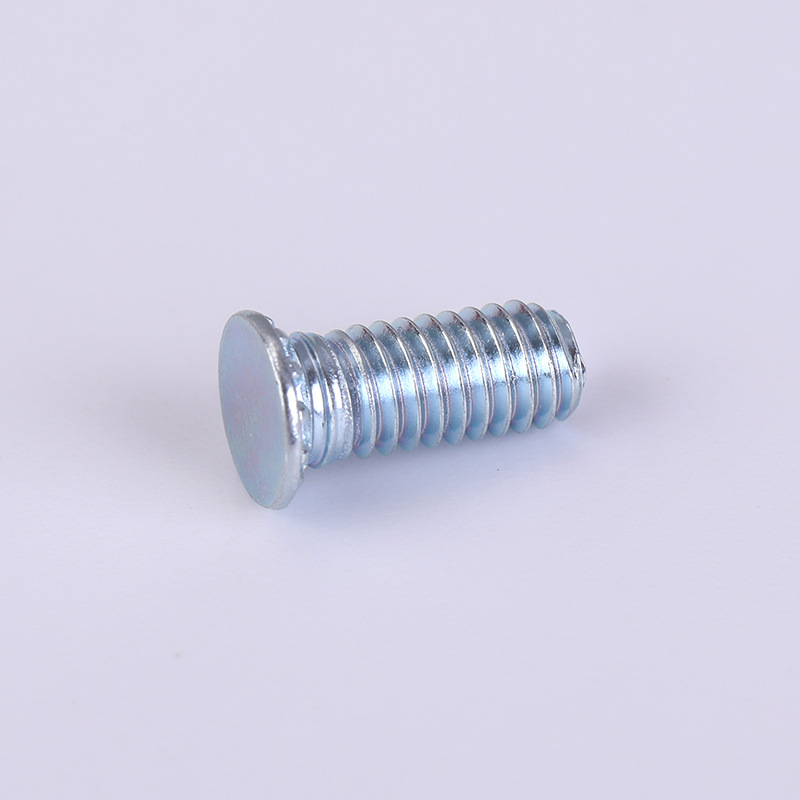 厂家免费拿样碳钢镀锌平圆头压铆螺钉FH-M6机箱机柜钣金铆接螺丝-阿里巴巴