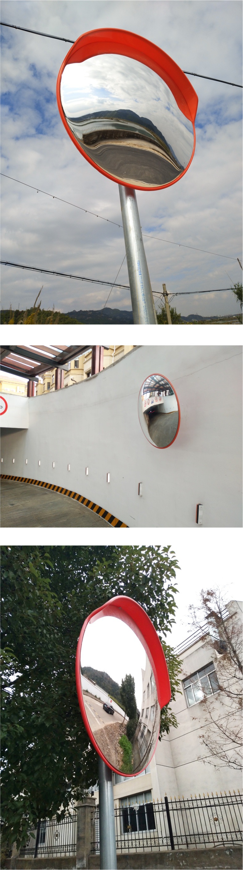 道路广角镜交通镜反光凸透镜转角镜凸面镜片凹凸镜防盗镜转弯镜子-阿里巴巴