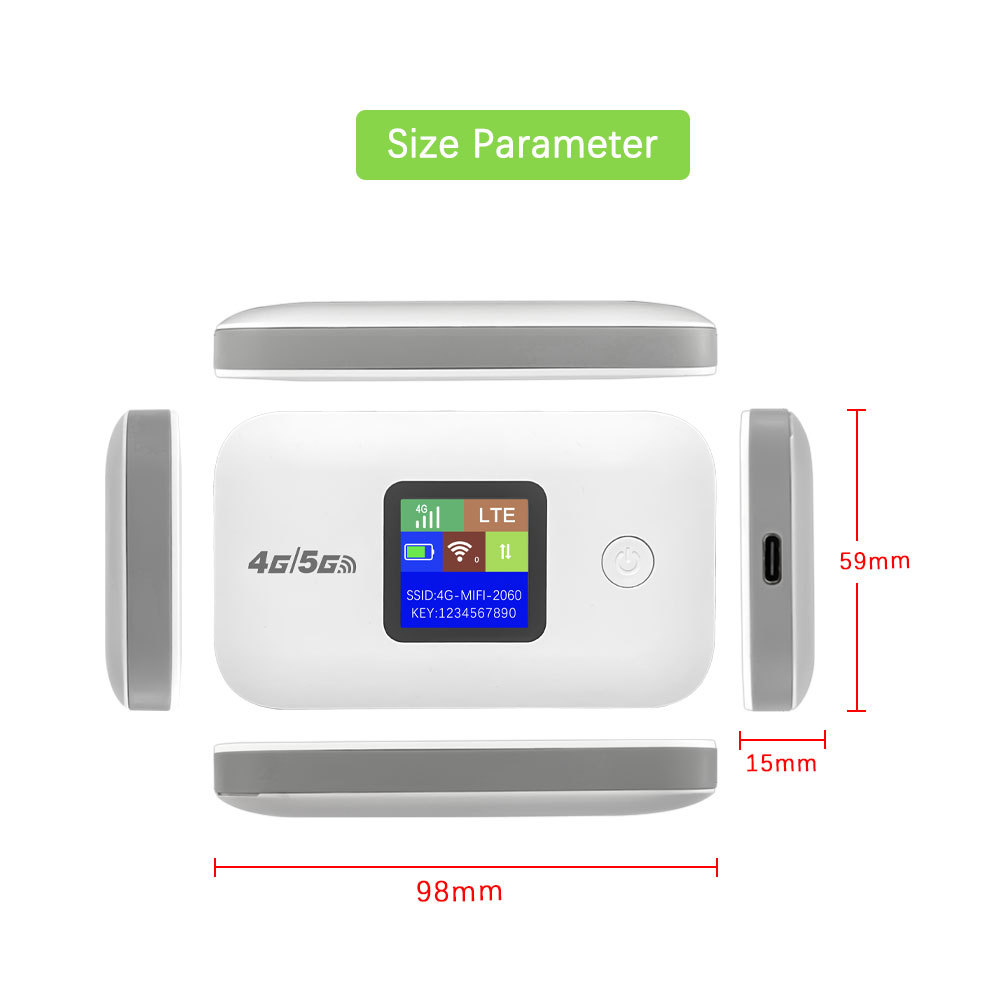 4G随身WiFi 5G无线MIFI pocket wifi LTE router A8插SIM卡路由器-阿里巴巴