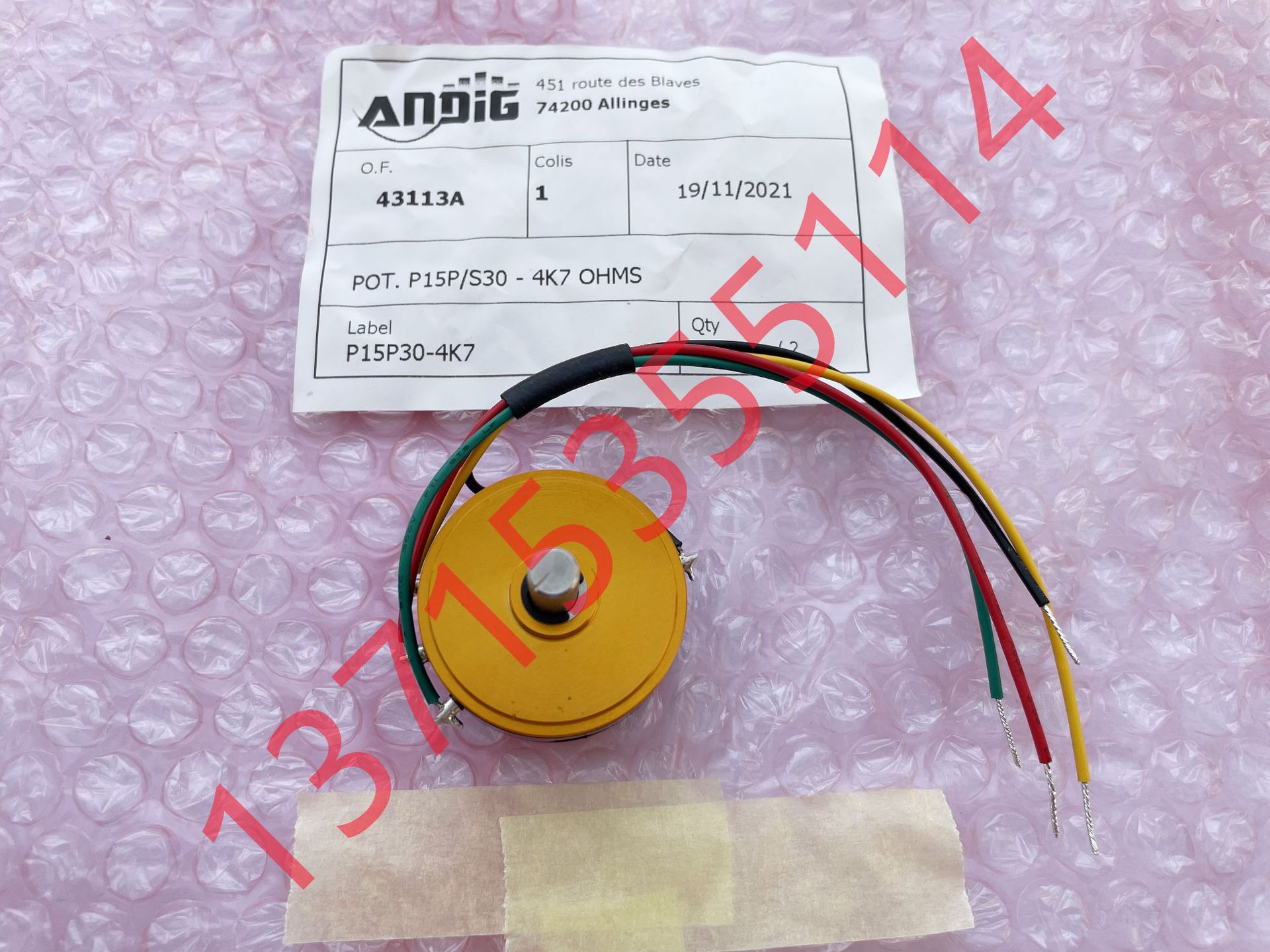 ANDIG P15P30 4K7 POT.P15P/S30-4K7 OHMS 4S30298472 电位器计-阿里巴巴
