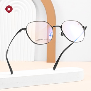 CS2237合金眼镜框女眼镜架男 近视眼镜可配度数镜框批发47口17-14-阿里巴巴