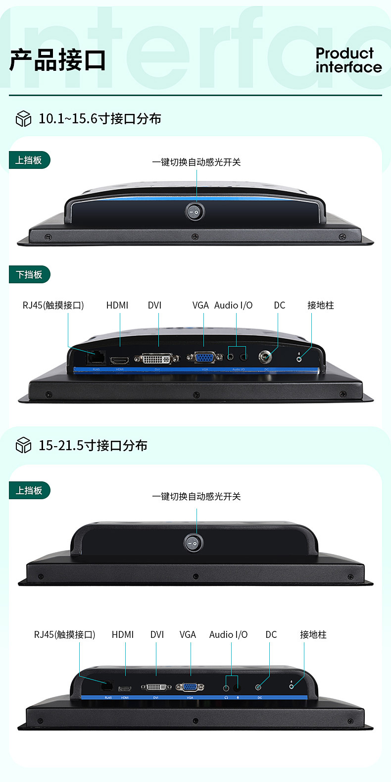 工业高亮显示器户外IP65防水自助售货存储快递机柜工控电脑触摸屏-阿里巴巴