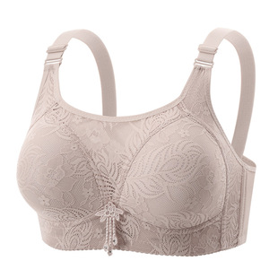 跨境新款大码抹胸无磁无钢圈聚拢侧收防走光妈妈背心文胸罩-阿里巴巴