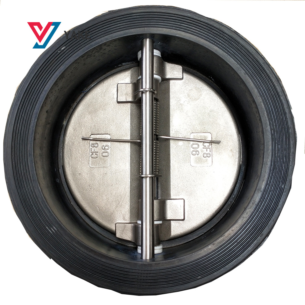 H77X-10Q球墨铸铁双瓣对夹蝶型止回阀 美标铸铁对夹蝶形止回阀-阿里巴巴