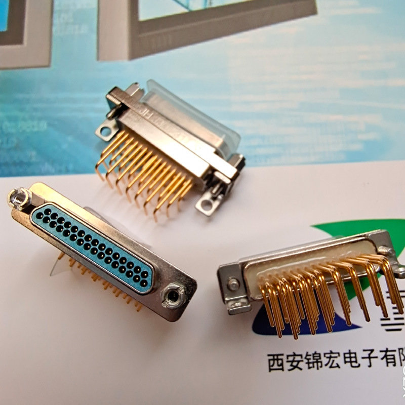 51芯弯插PCB板使用矩形连接器插座J30J-51ZKWP7 J30J-51ZKW锦宏牌-阿里巴巴