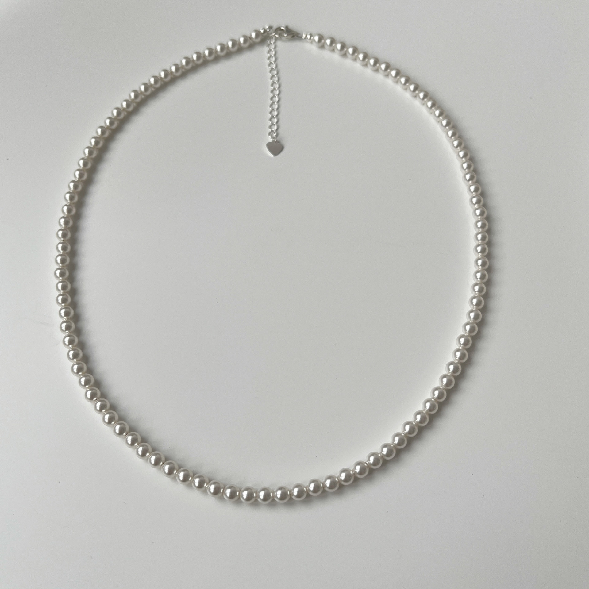 赛伊娜新款正圆强光正圆珍珠项链女ins时尚博主fever同款s925纯银-阿里巴巴