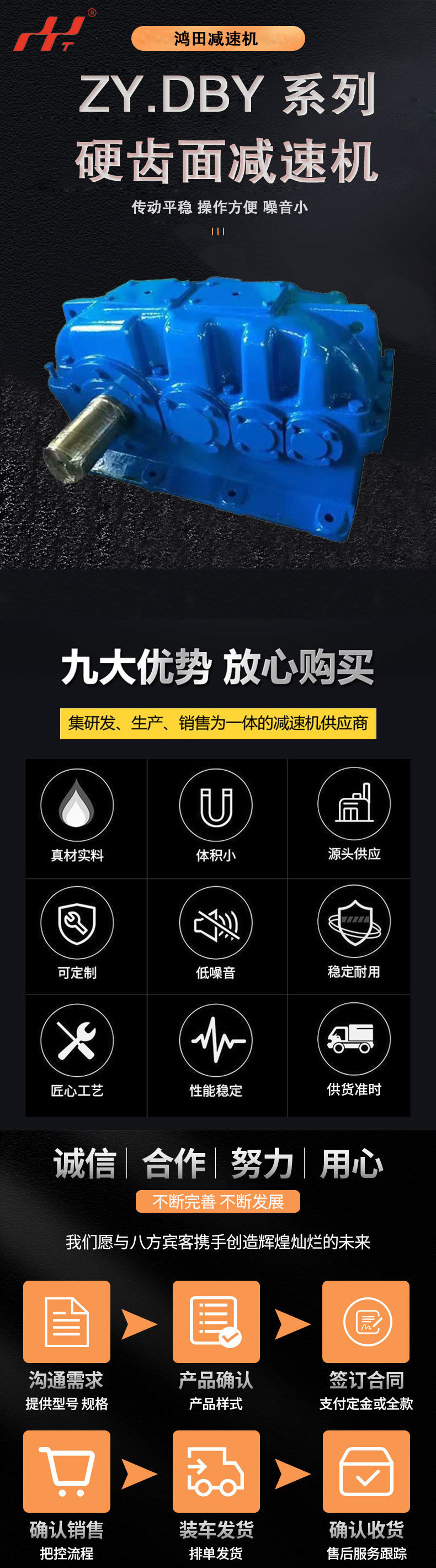 现货供应鸿田ZSY500减速机 ZDY/ZLY/ZSY/ZFY系列硬齿面齿轮减速器-阿里巴巴