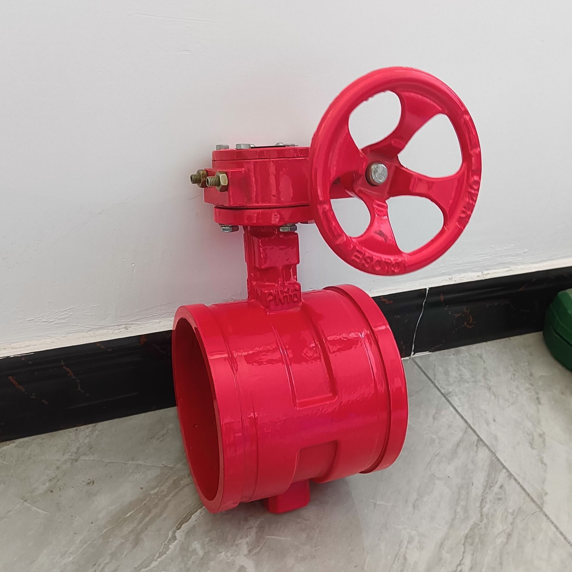 消防阀门 手柄沟槽蝶阀 涡轮信号手动卡箍蝶阀 D381X XD381X-阿里巴巴