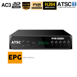 墨西哥ATSC机顶盒电视电视数字高清Receiver美国加拿大FTA支持AC3-阿里巴巴