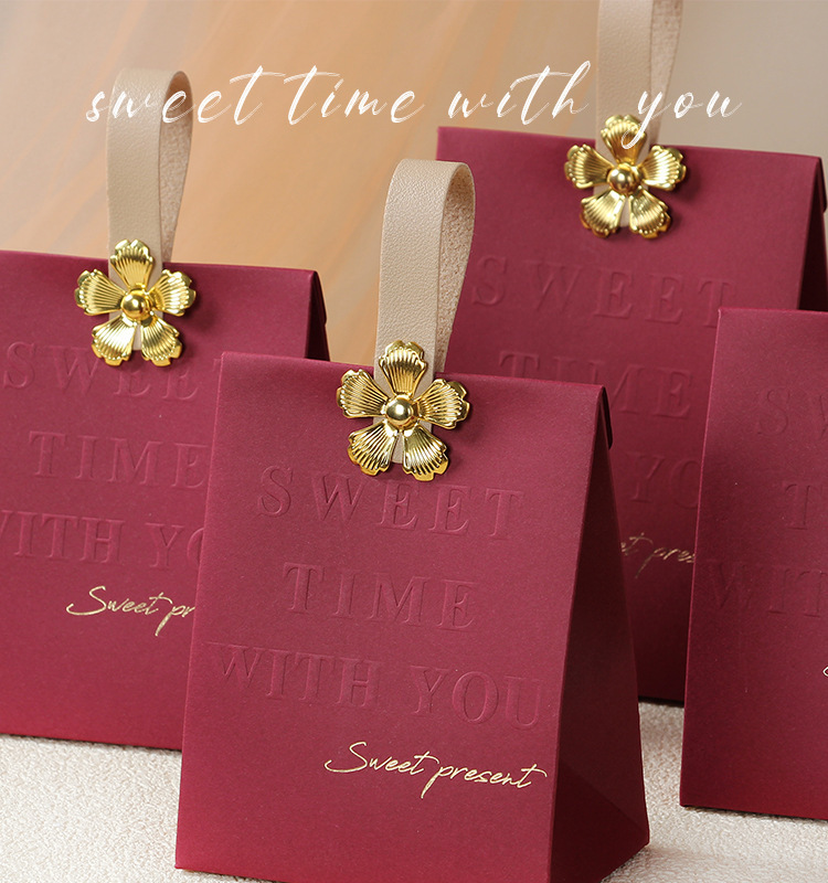 结婚喜糖盒2025新款高级感欧式婚礼手提喜糖袋订婚糖果包装盒空盒-阿里巴巴