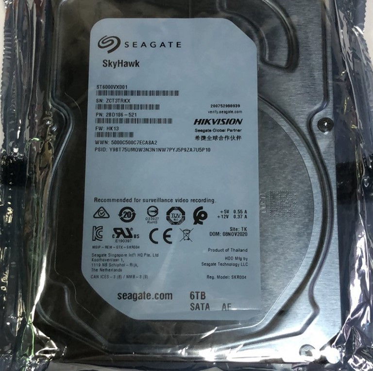 Seagate/希捷 ST8000VX004 海康监控专用硬盘 NVR录像机专用8T盘-阿里巴巴