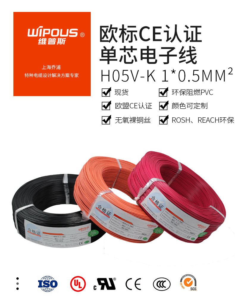 出口CE欧标认证电线电缆H05VV-F ROHS环保 厂家直销 欧标线-阿里巴巴