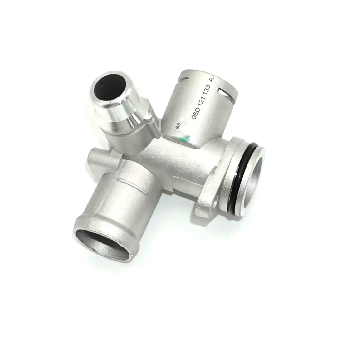 适用于奥迪A6LC6 2.0T缸盖后三通水管接头缸盖接口铝06D121133A/C-阿里巴巴