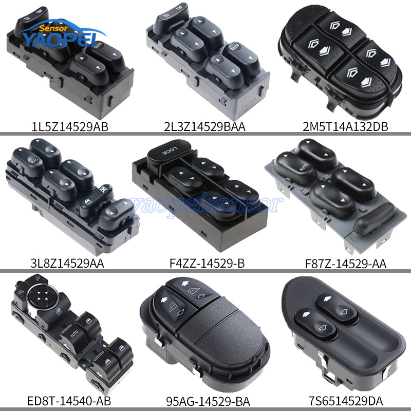 适用丰田日产福特道奇现代宝马奔驰大众玻璃升降器开关电动车开关-阿里巴巴