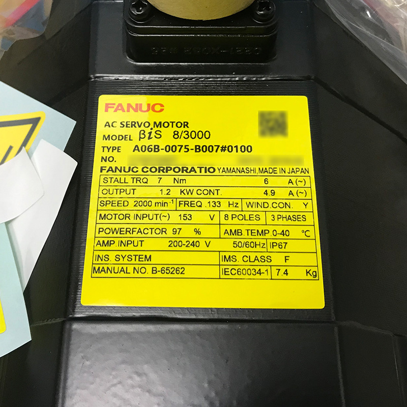 A06B-0075-B007 2075-B007 B408 FANUC发那科原装伺服电机议价-阿里巴巴