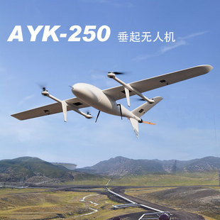 Foxtech AYK-250 垂直起降 Vtol 复合翼 长航时 巡检测绘 无人机-阿里巴巴