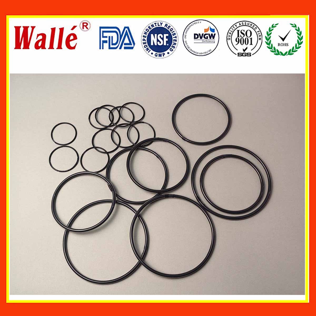 Factory wholesale microfluidic injector seal ring headspace gas chromatography injector seal ...