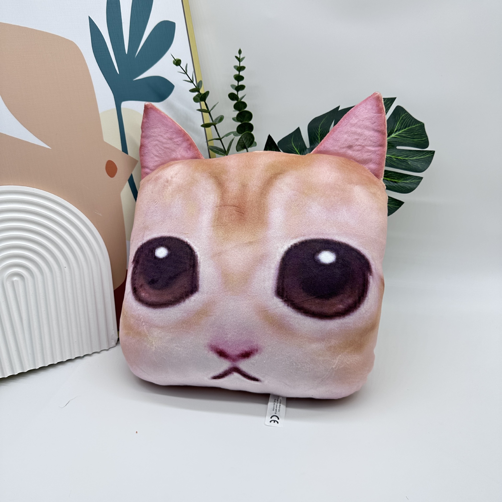 跨境新品el gato cat plush 仿真网红纸艺猫咪毛绒玩偶公仔-阿里巴巴