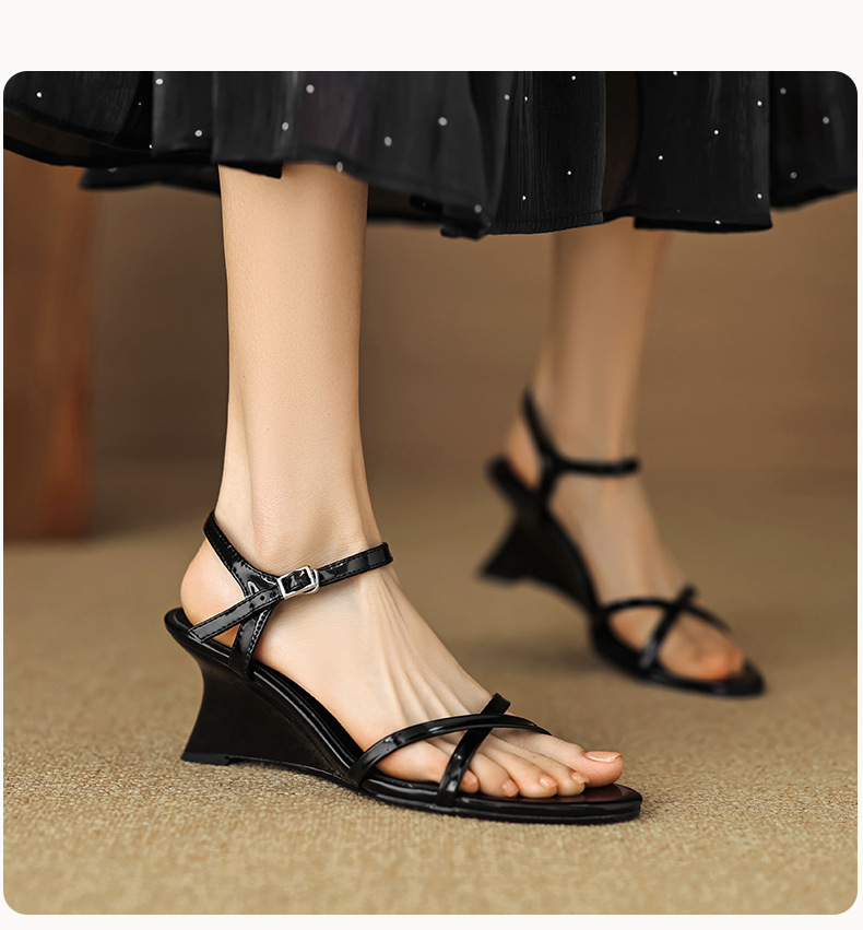 CHIKO Kaliq Open Toe Wedge Wedges Sandals