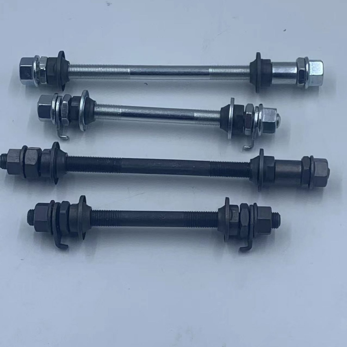 Mountain bike solid axle ball hub solid rear axle ball 150mm front axle ...