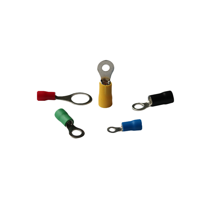 O型0.8厚圆形预绝缘冷压端子端头圆环线耳RV1.25-4接线鼻子VF/VR-阿里巴巴