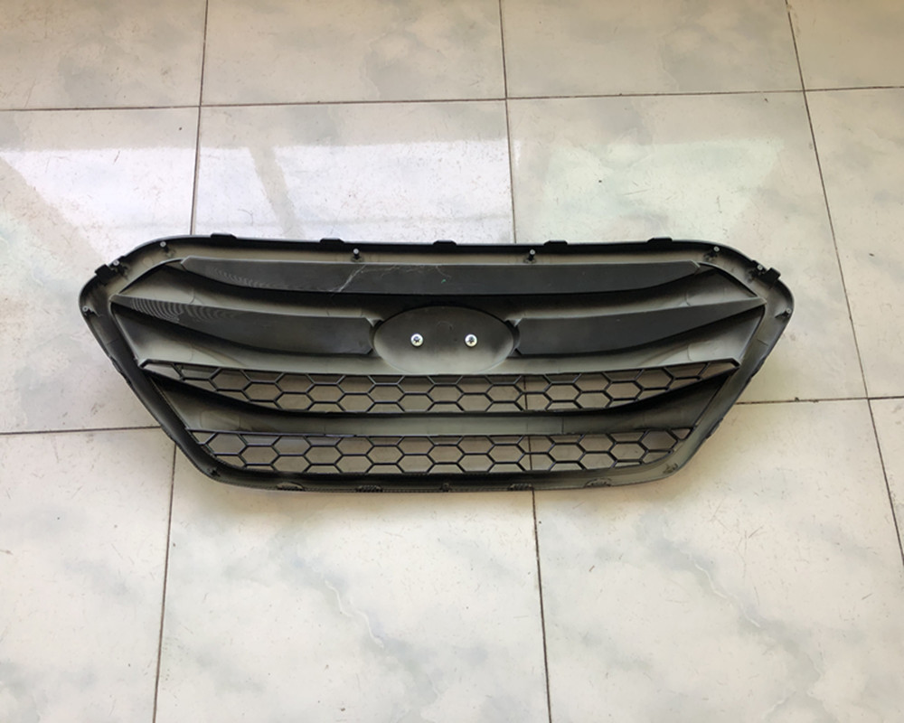 适用于13-17款IX35改装亚黑磨砂黑武士中网 IX35中网86350-2Z500-阿里巴巴