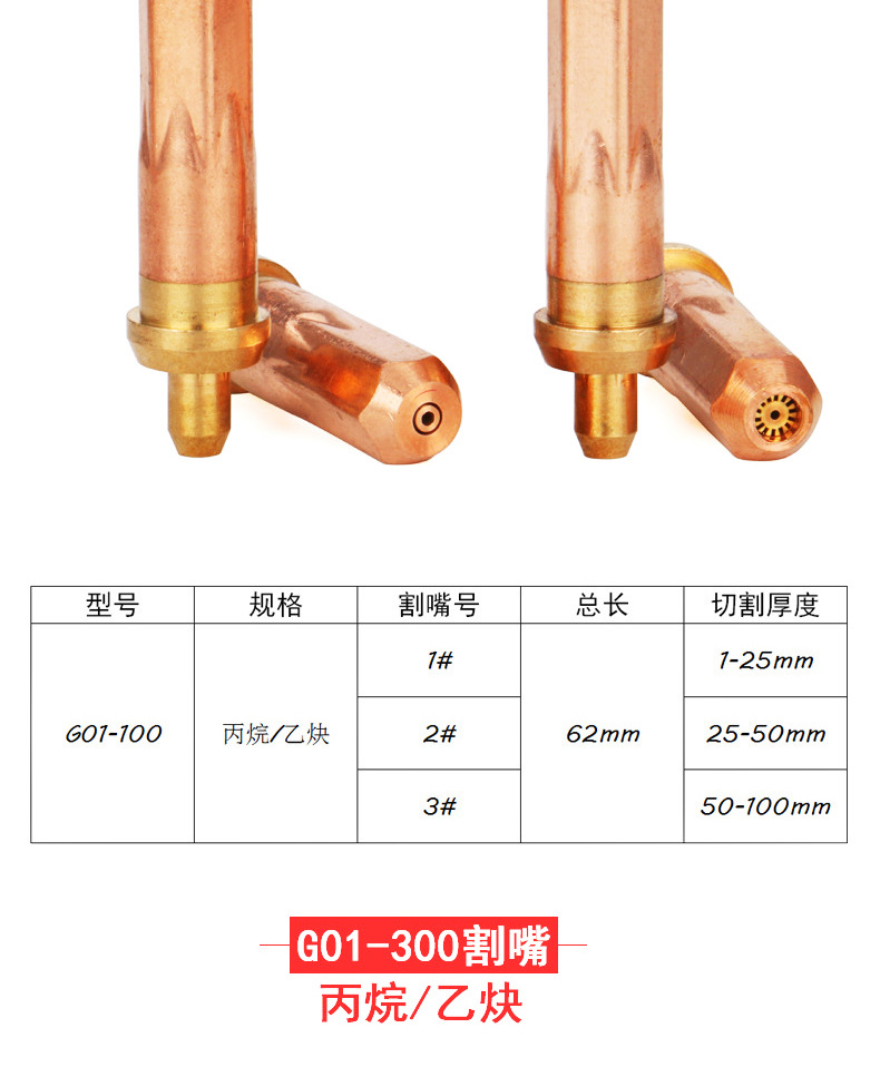 国标G01-30 100 300乙炔割嘴丙烷割嘴环形割咀液化气煤气梅花割咀-阿里巴巴