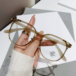 2025新款TR90防蓝光眼镜小红书同款大脸显瘦可配近视框架眼镜1124-阿里巴巴