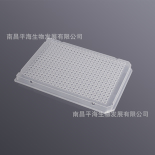PP-384-FS-0040 384孔40ul全裙边PCR板,A24/P24切角,透明管-阿里巴巴