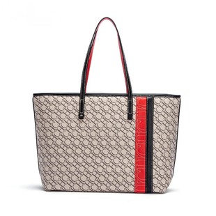 CHHC时尚拼色复古女士单肩包字母印花装饰女士手提包-阿里巴巴