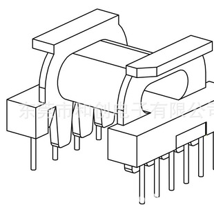 EPC17变压器骨架EPC17高频骨架卧式4+6-阿里巴巴