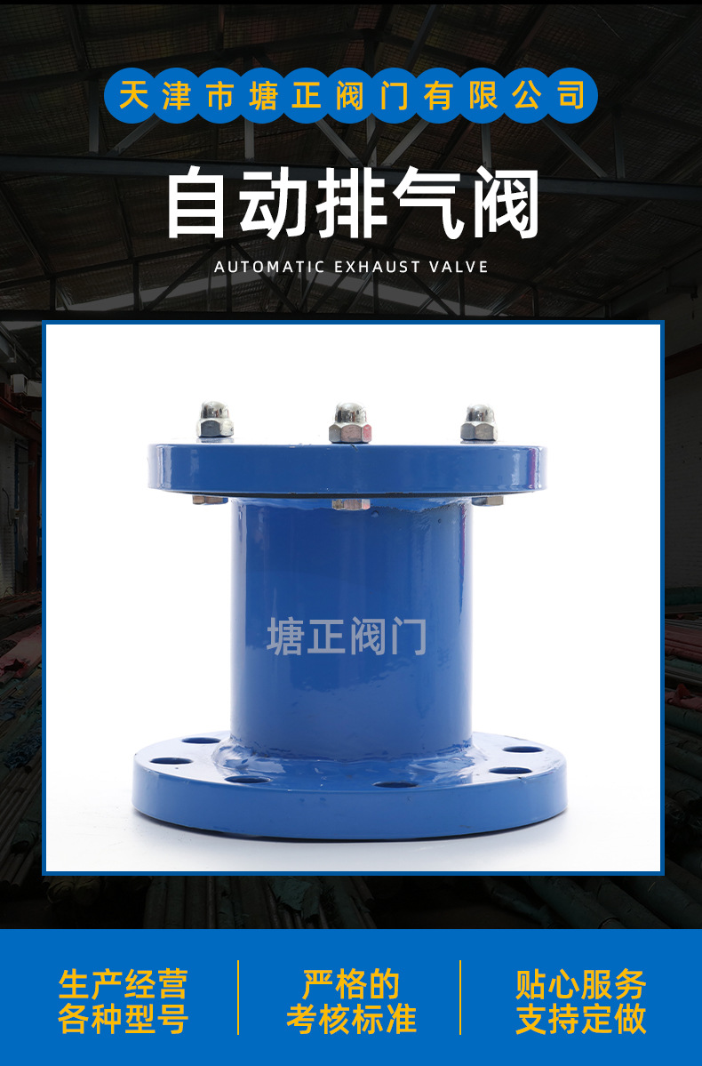 自动排气阀P41X-16Q法兰排气阀快速排气阀自来水管道自动进排气阀-阿里巴巴